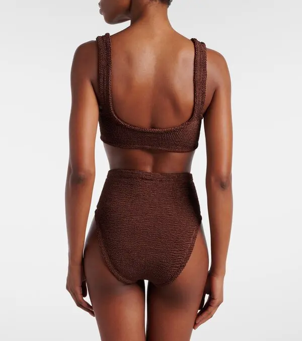 Hunza G Nadine Bikini Set - Brown