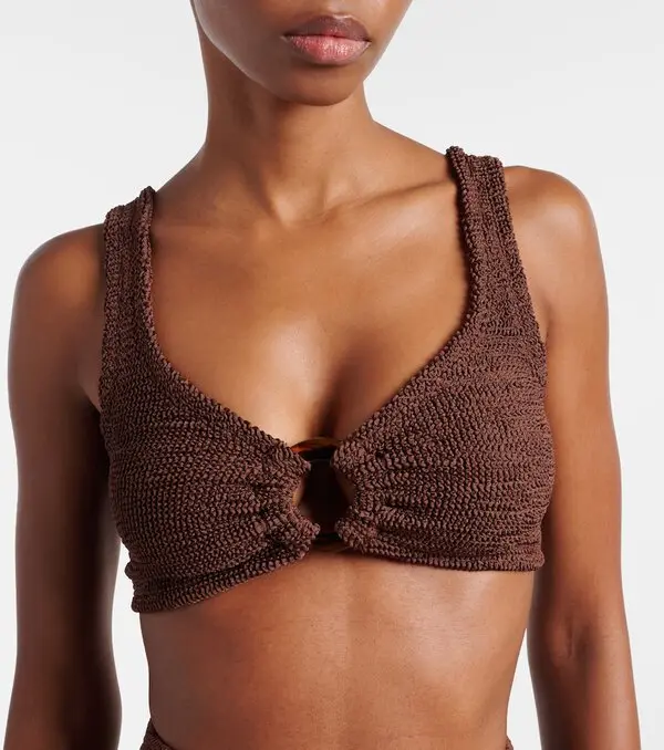 Hunza G Nadine Bikini Set - Brown