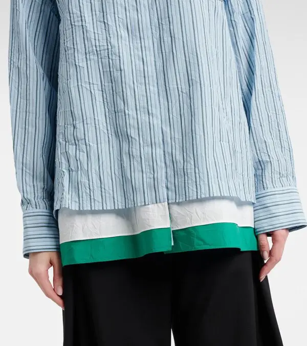 Loewe Anagram Cotton-blend Poplin Shirt