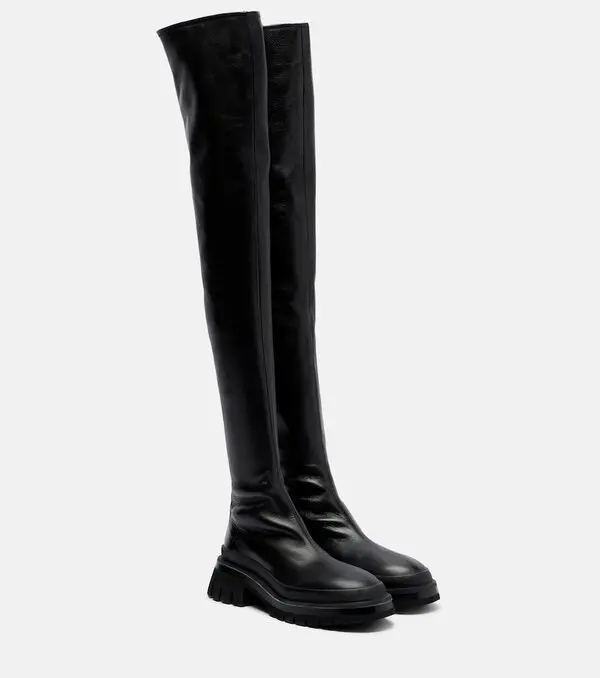 Khaite Fallon Over-the-knee Leather Boots