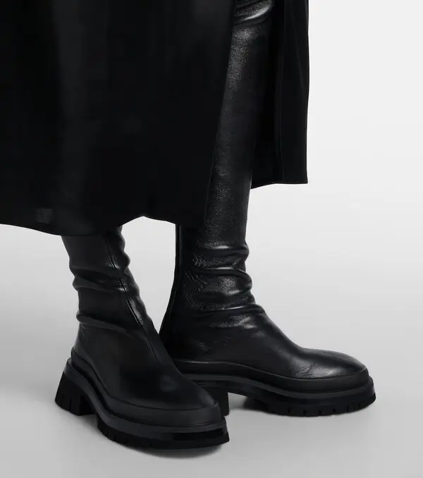 Khaite Fallon Over-the-knee Leather Boots