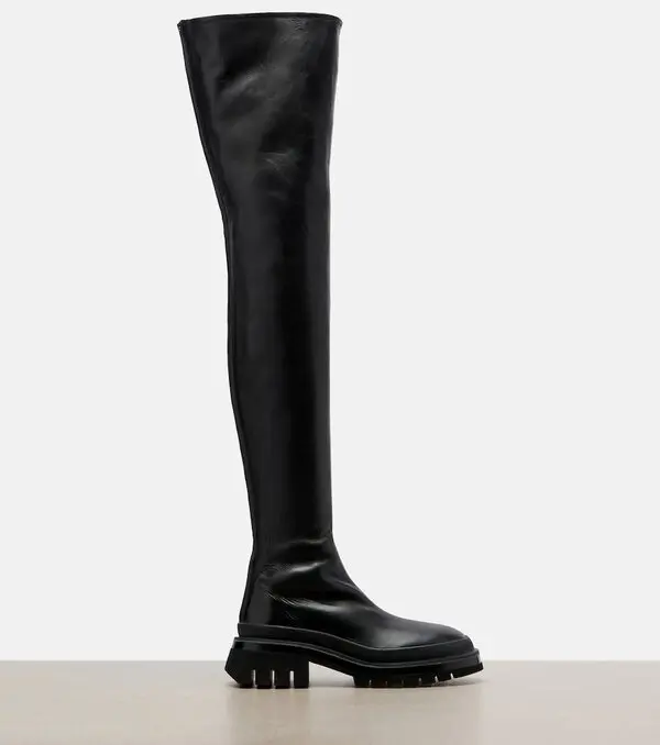 Khaite Fallon Over-the-knee Leather Boots