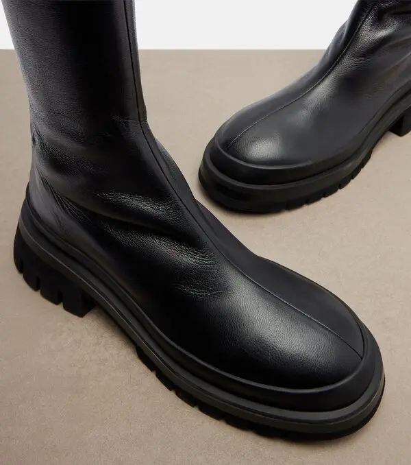 Khaite Fallon Over-the-knee Leather Boots