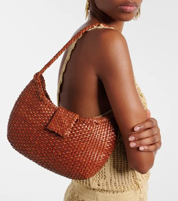 Rixo Saorise Small Shoulder Bag - Brown