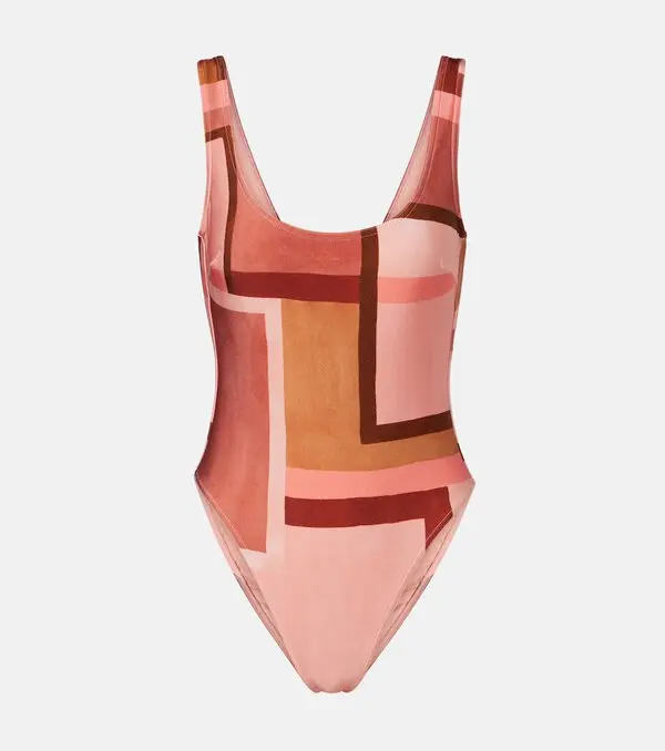 Zimmermann Como Printed Bodysuit - Multicoloured