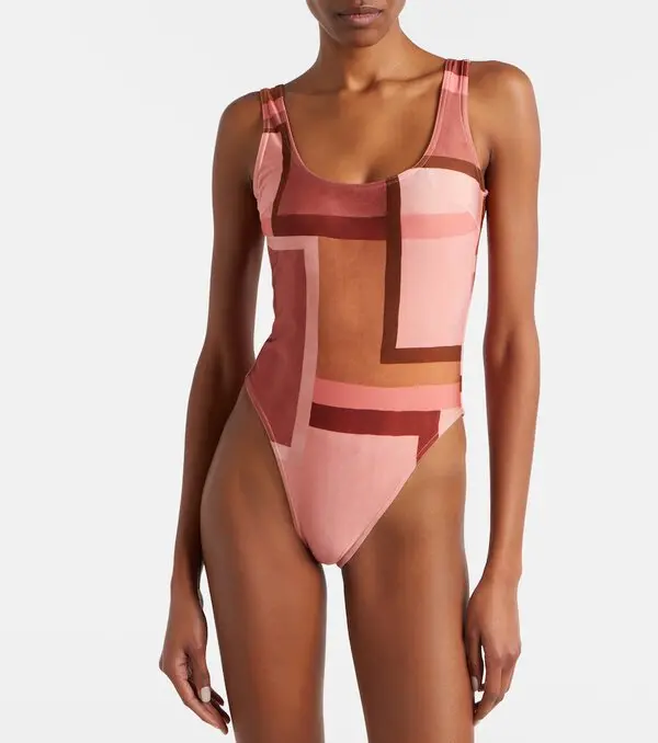 Zimmermann Como Printed Bodysuit