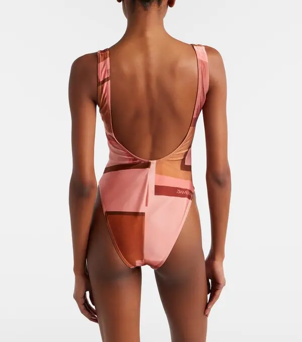 Zimmermann Como Printed Bodysuit