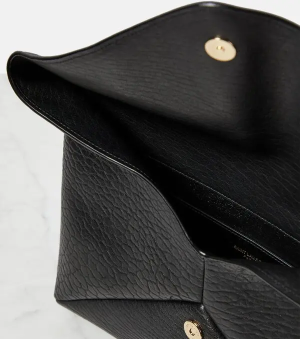 Saint Laurent Cassandre Large Pouch - Black