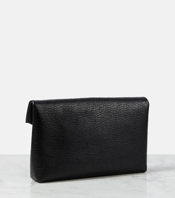 Saint Laurent Cassandre Large Pouch - Black
