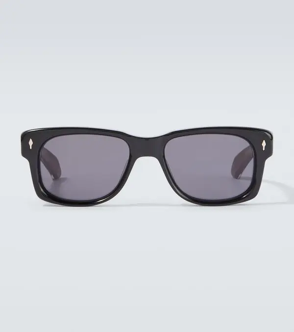 JACQUES MARIE MAGE Fly Square Sunglasses - Black