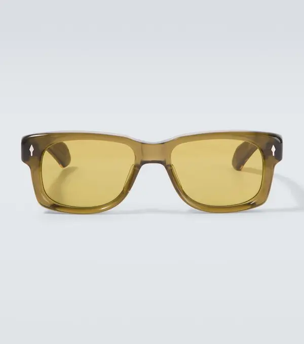 JACQUES MARIE MAGE Square Frame Sunglasses - Green