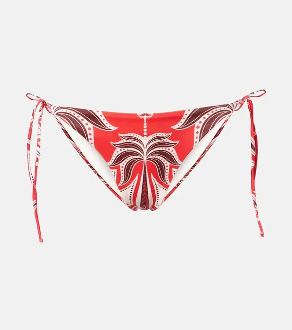 Farm Rio Ainika Garden Bikini Bottoms - Red
