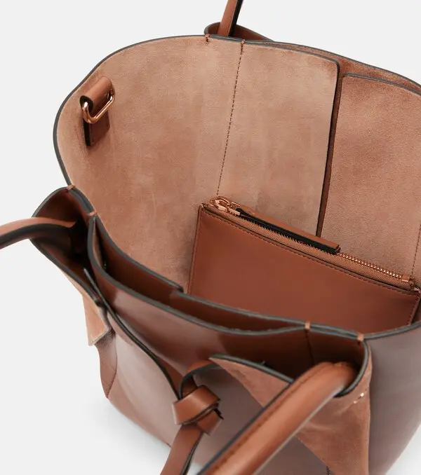 Gabriela Hearst Marija Small Leather Tote Bag - Brown