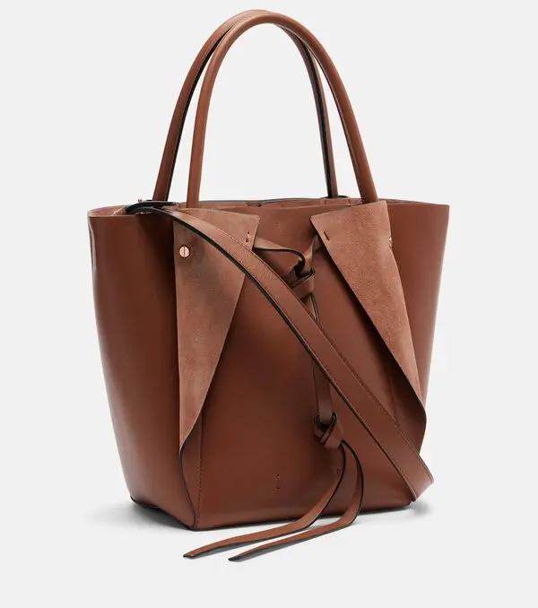 Gabriela Hearst Marija Small Leather Tote Bag - Brown