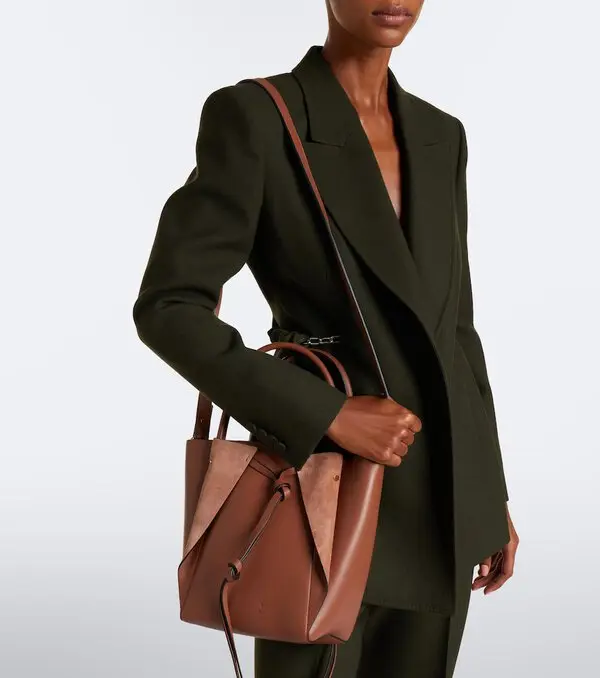 Gabriela Hearst Marija Small Leather Tote Bag - Brown