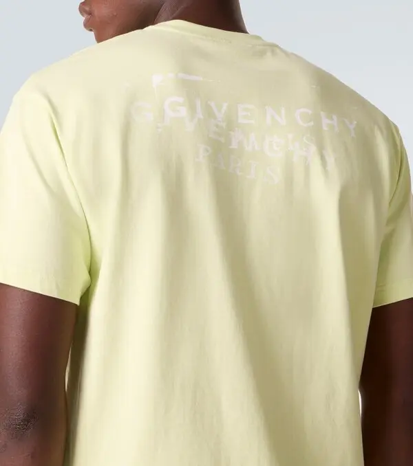 Givenchy Stamp Cotton Jersey T-shirt - Green