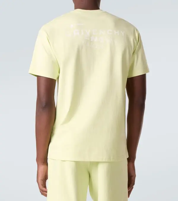 Givenchy Stamp Cotton Jersey T-shirt - Green