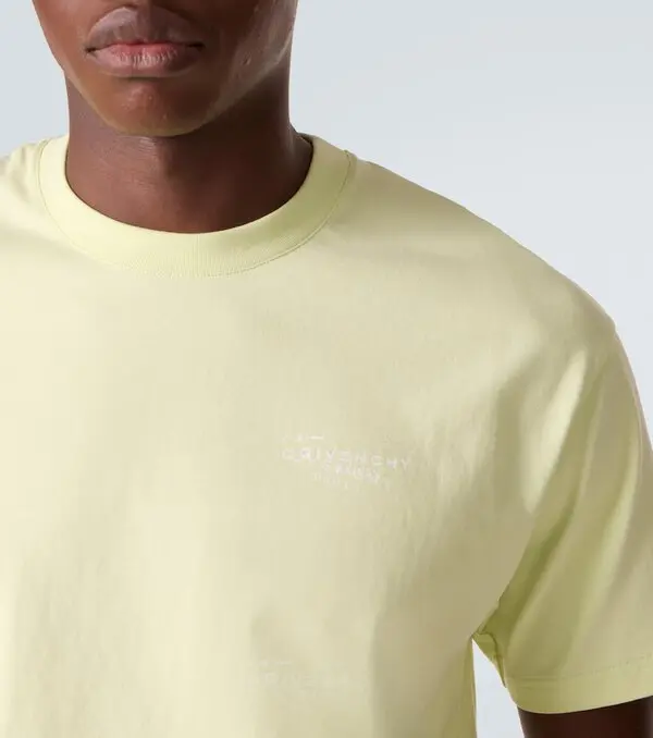 Givenchy Stamp Cotton Jersey T-shirt - Green