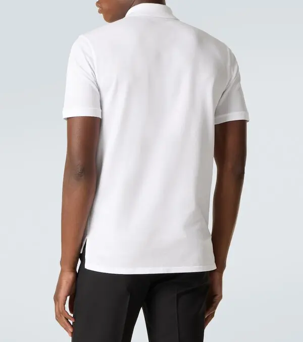 Givenchy Paris Cotton Piqu� Polo Shirt - White