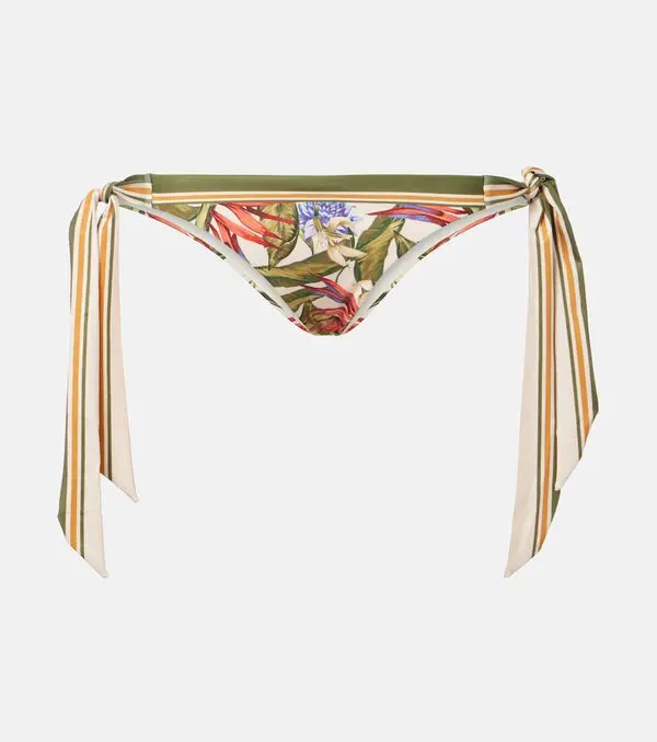 Farm Rio Strilitzia Floral Bikini Bottom - Multicoloured