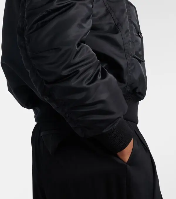 Bottega Veneta Intrecciato Leather-trimmed Blouson Jacket