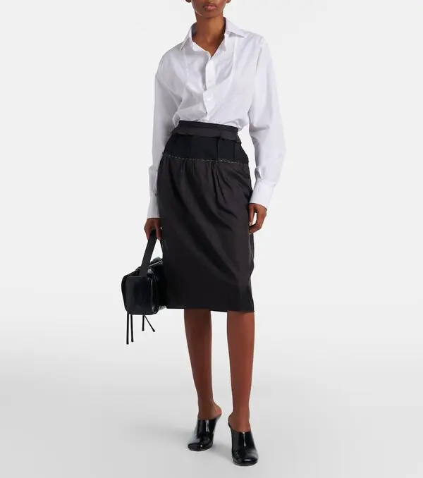 MAISON MARGIELA Cotton Poplin Shirt - White