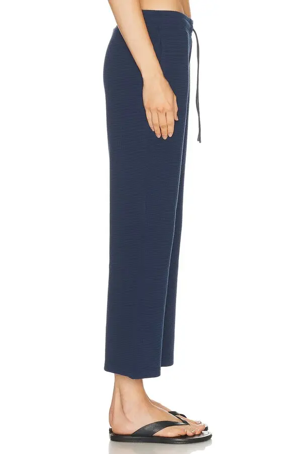 NEGATIVE UNDERWEAR Waffle Knit Cropped Track Pant