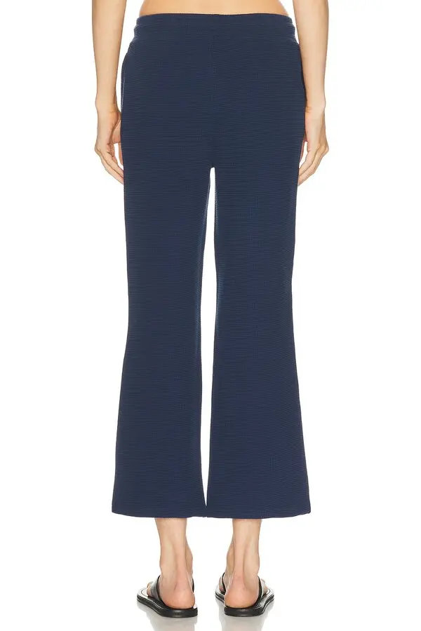 NEGATIVE UNDERWEAR Waffle Knit Cropped Track Pant
