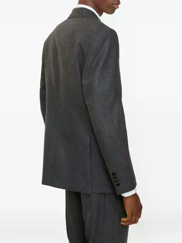 Burberry Wool Flannel Tailored Jacket - Grey