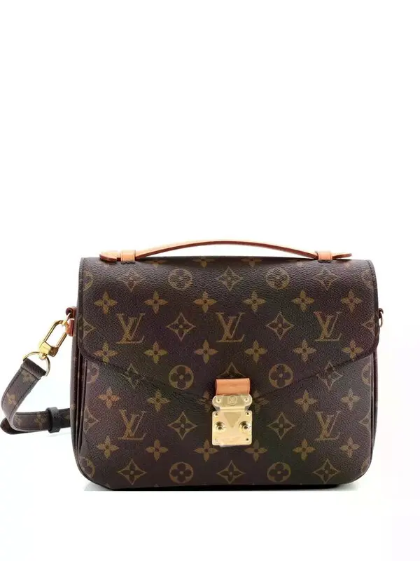 LOUIS VUITTON Pochette Metis Monogram Canvas Crossbody Bag - Brown