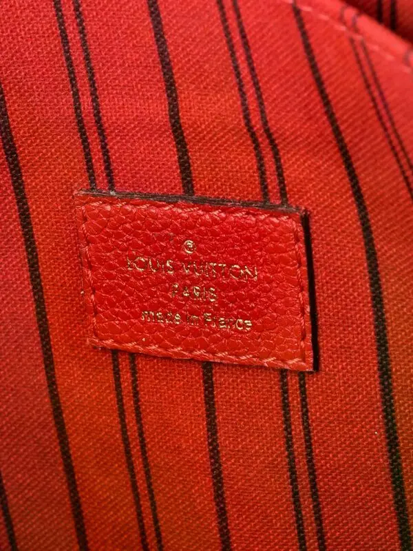 LOUIS VUITTON Pochette Métis Monogram Empreinte Leather Crossbody Bag - Red