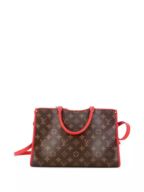 LOUIS VUITTON Popincourt Nm Handbag Monogram Canvas - Red