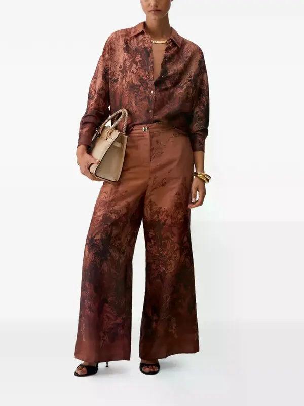 Liu Jo Button-fastening Floral Print Shirt