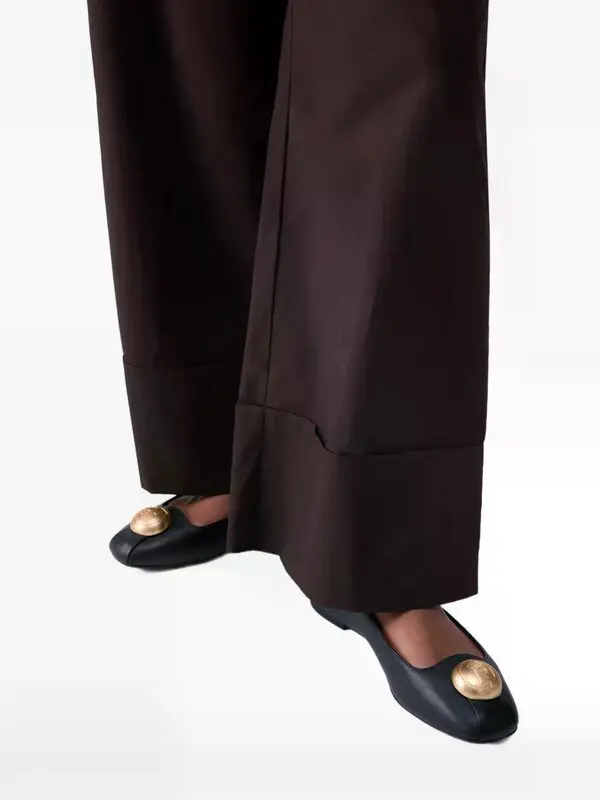 Liu Jo Logo-plaque Flared Trousers