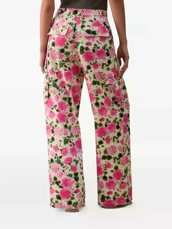 Liu Jo Floral Print Cargo Pants