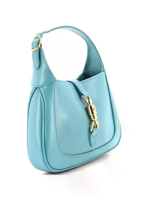 Gucci Jackie 1961 Leather Mini Hobo Bag - Blue