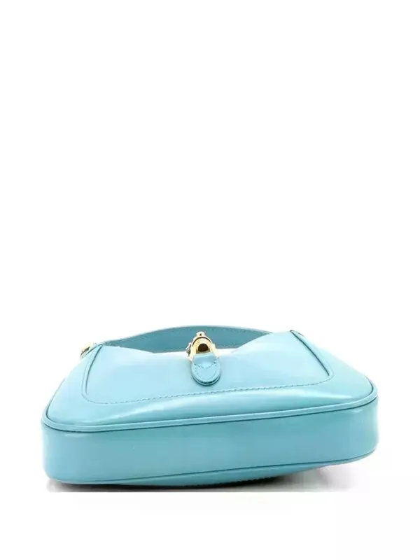 Gucci Jackie 1961 Leather Mini Hobo Bag - Blue