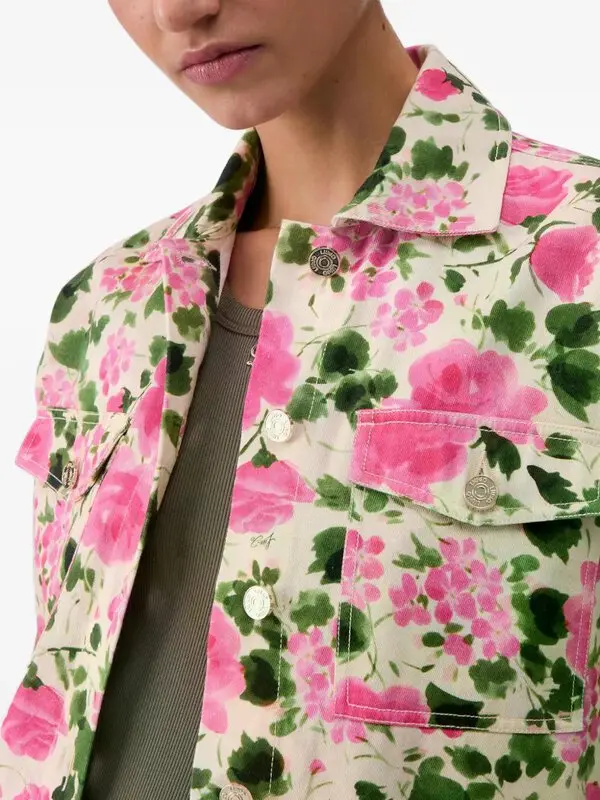 Liu Jo Floral Print Cotton Gilet
