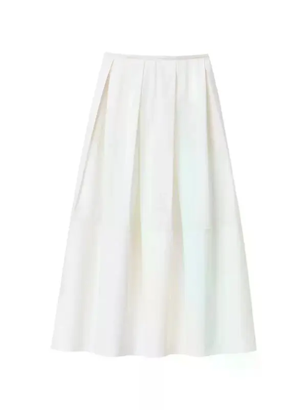 Lafayette 148 New York Inverted Pleat Maxi Skirt