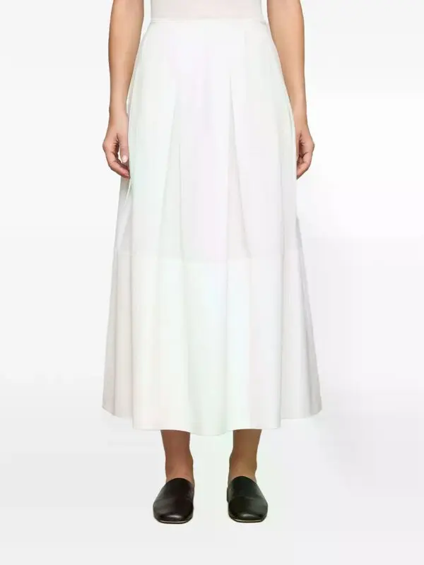 Lafayette 148 New York Inverted Pleat Maxi Skirt