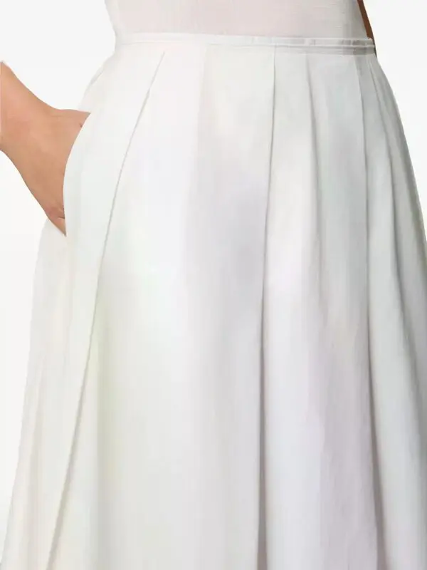 Lafayette 148 New York Inverted Pleat Maxi Skirt