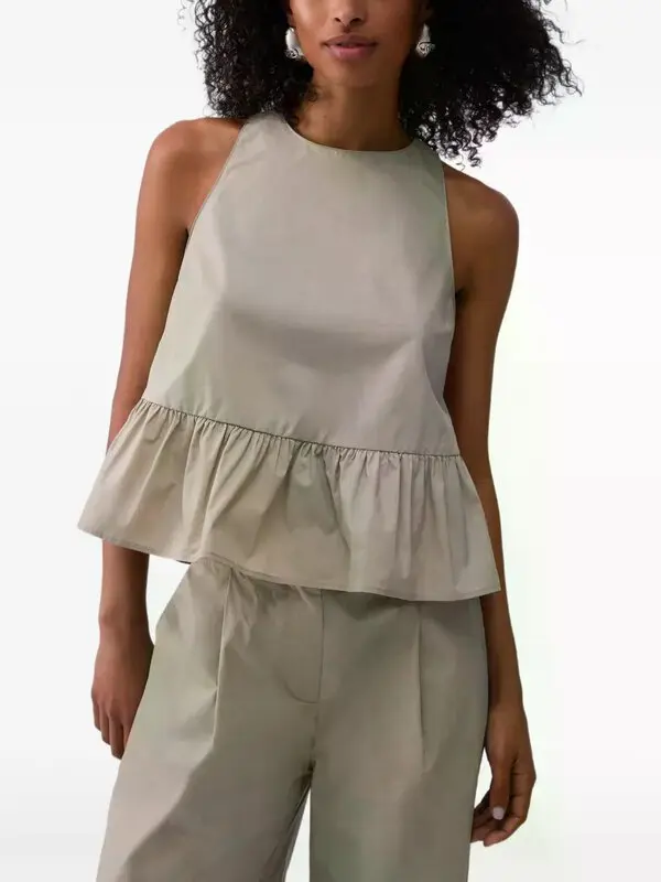 Liu Jo Round-neck Top - Neutrals