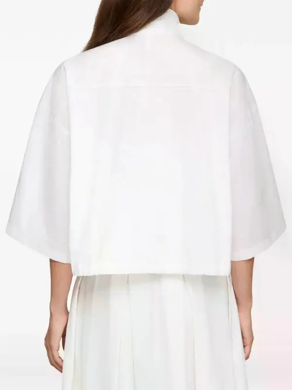 Lafayette 148 New York Oversized Cotton Shirt-jacket