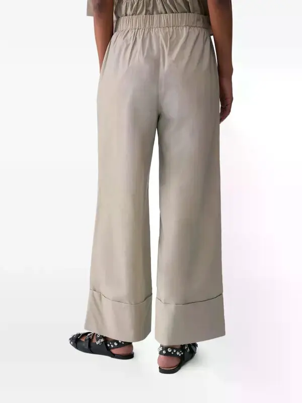 Liu Jo Logo-plaque Flared Trousers