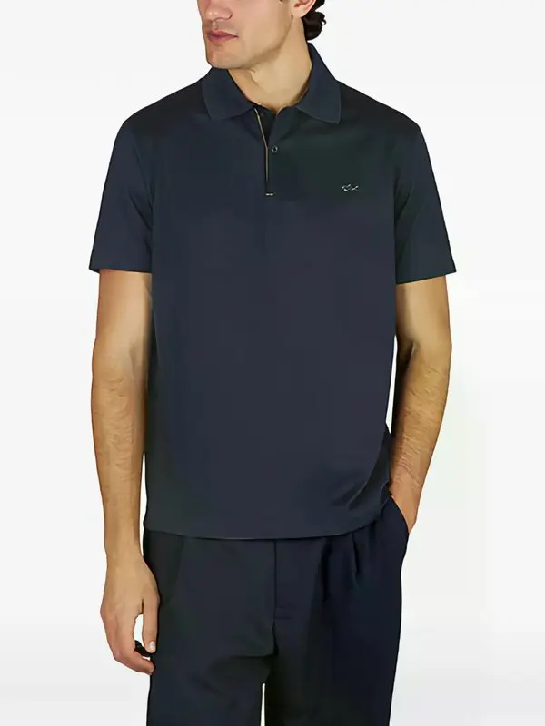 Paul & Shark Cotton Polo Shirt - Blue