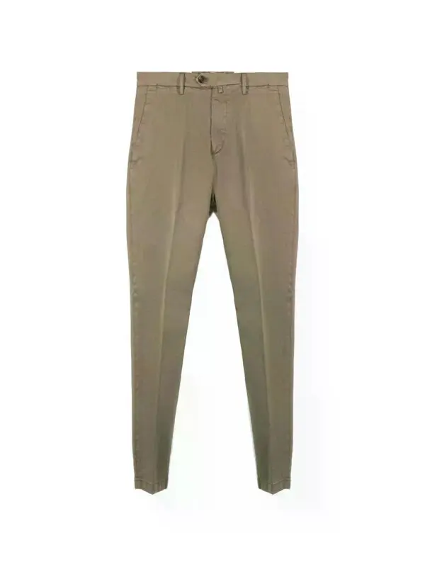 BRIGLIA 1949 Belt Loops Trousers - Green