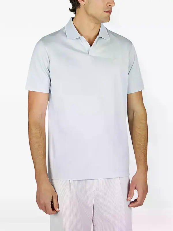 Paul & Shark Open-collar T-shirt - Blue