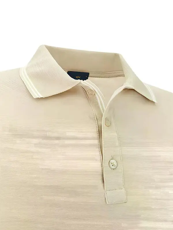 Paul & Shark Striped-trim Polo Shirt - Neutrals