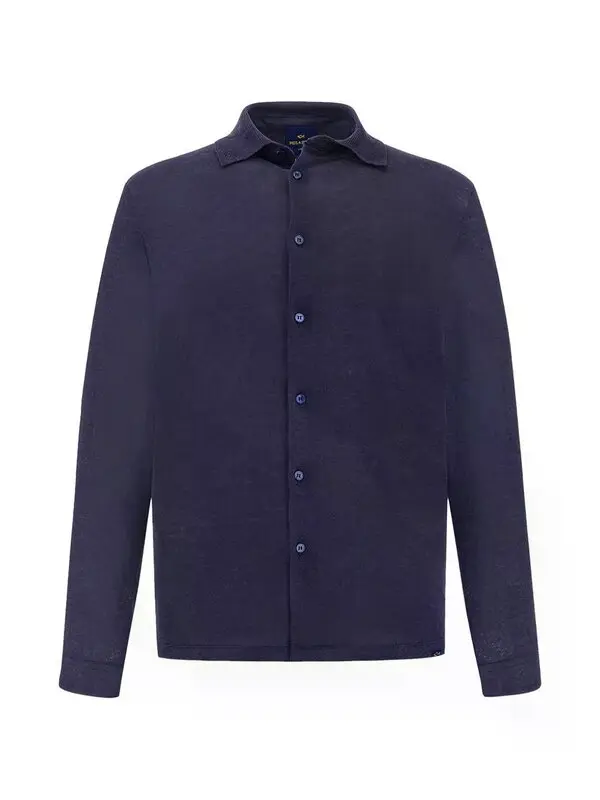 Paul & Shark Linen Shirt - Blue