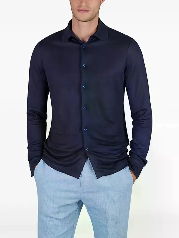 Paul & Shark Linen Shirt - Blue